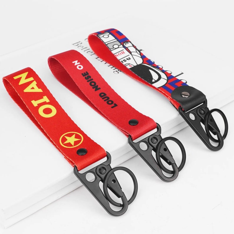 Custom Lanyard Fabric Keychains From 100pcs - Promotional Business ...