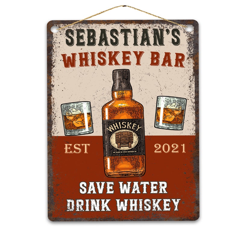 Whiskey Bar Sign - Etsy
