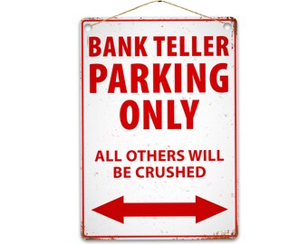 Rustic Bank Sign - Etsy