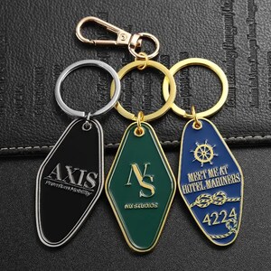 Custom Motel Keychains From 50pcs - Personalized Hotel Keychains ...