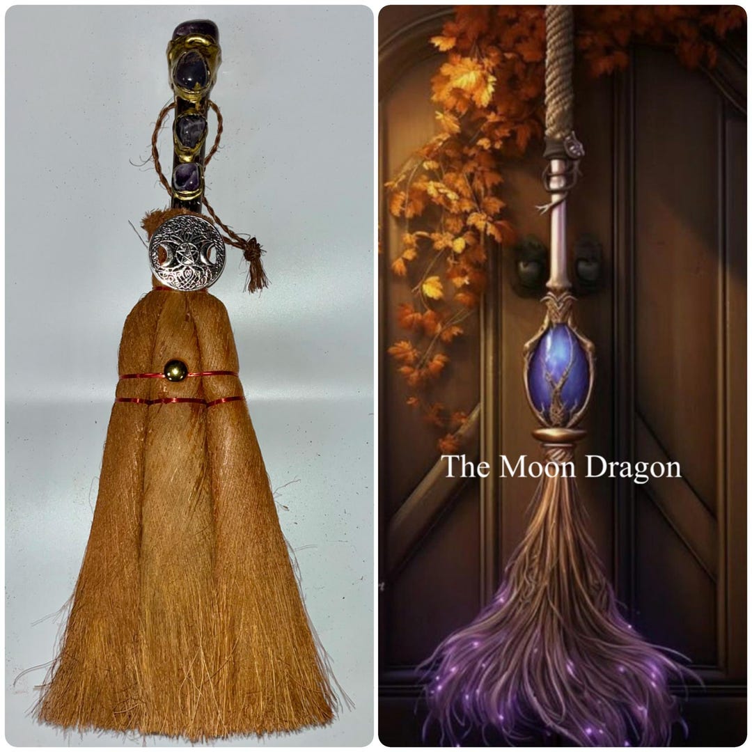Enchanted Witches Besom Alter Broom - Etsy Singapore