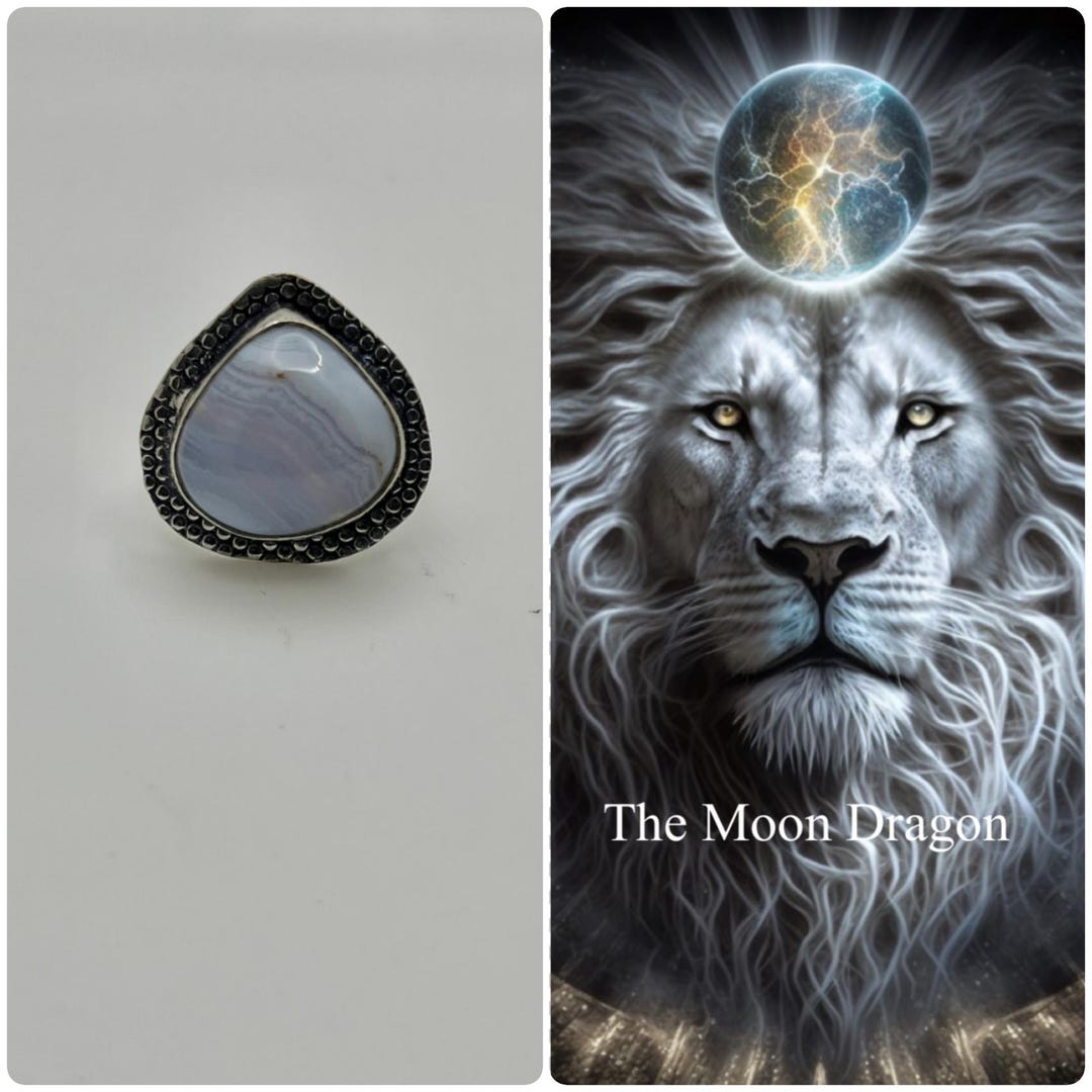 Male Moon Rider © Living Entity Companion - Etsy