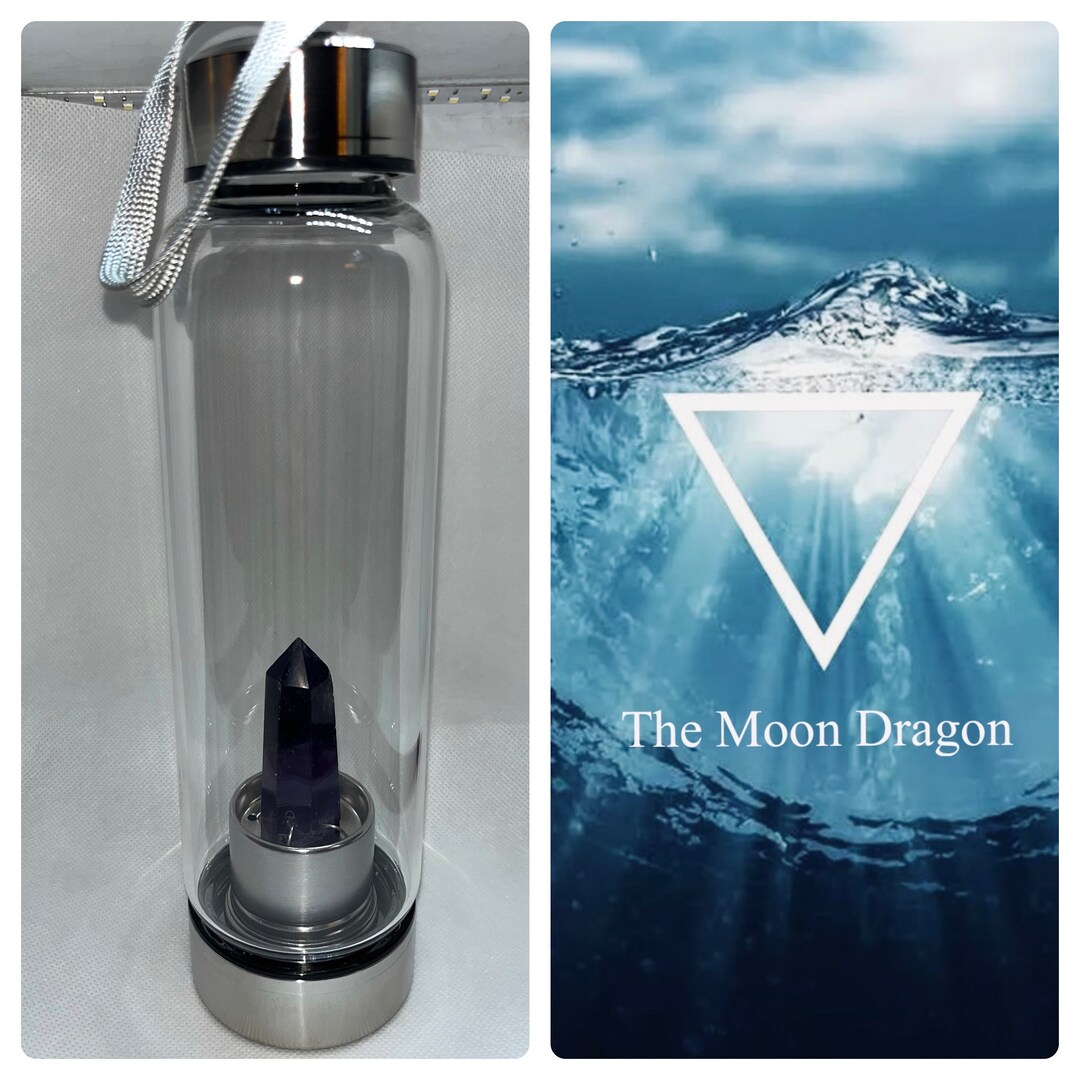 Enchanted Amethyst Water Bottle- Infuse Your Water With Amethyst Energy ...