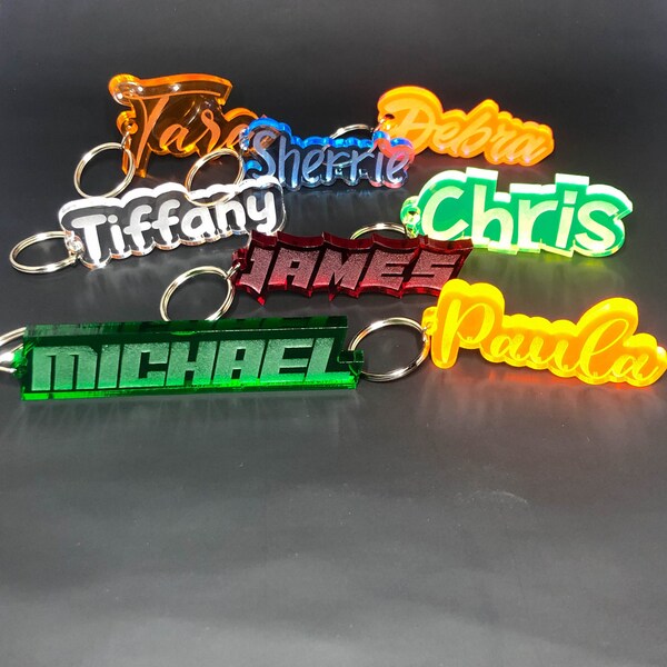 Word Keychain - Etsy