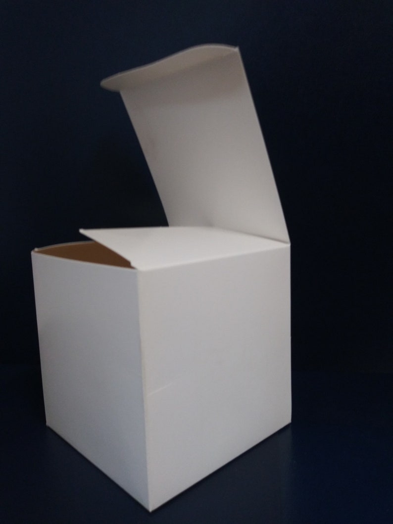 White 4x4x4 Gift Box - Set of 25 - Etsy