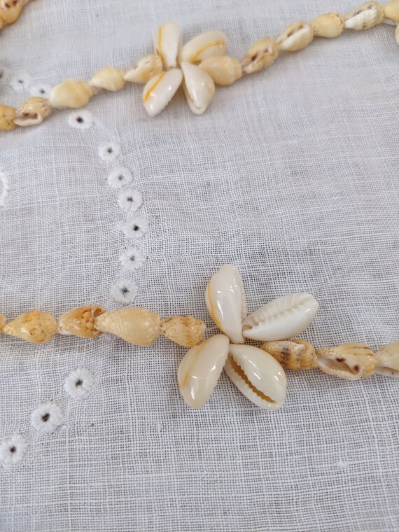Vintage Seashell Cowrie Shell Hawaii'an Style Boho Tr… - Gem