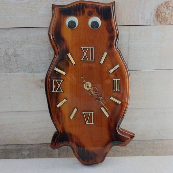 Owl Clock - Etsy