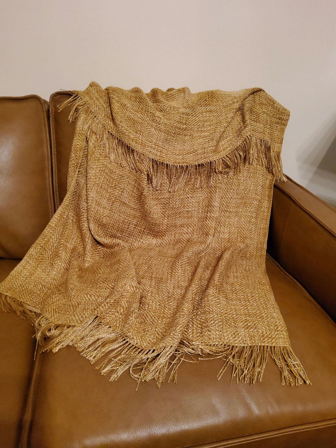 Handwoven Blanket, Throw Blanket, Gold Blanket, Fancy Throw, Luxury ...