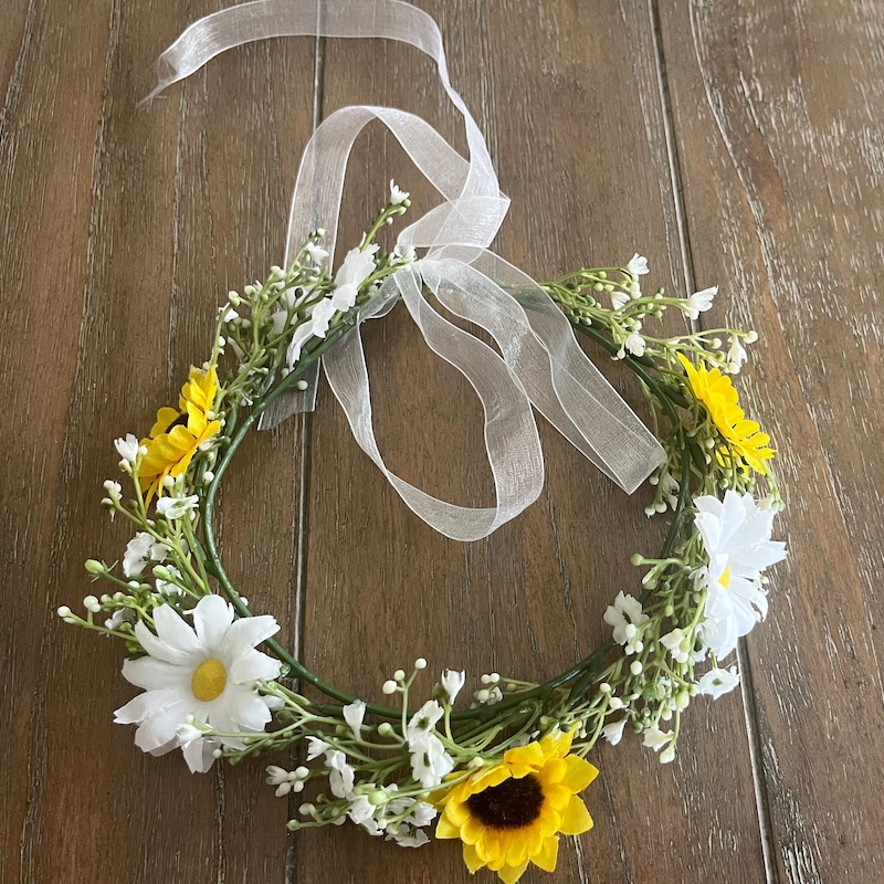 Daisy Flower Crown - Etsy