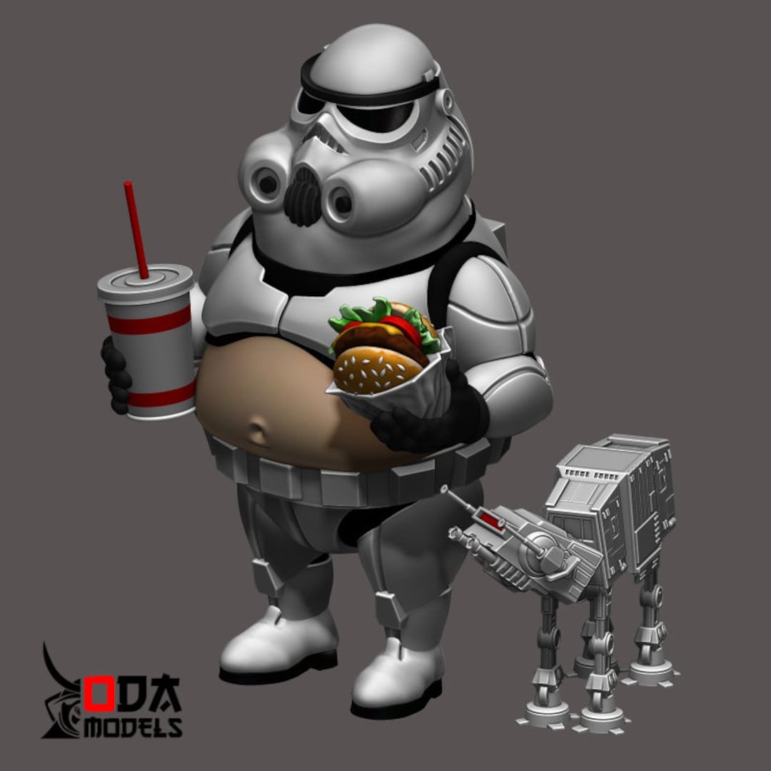 Storm Trooper Miniature | Star Wars Resin Miniature to Paint | Fat ...
