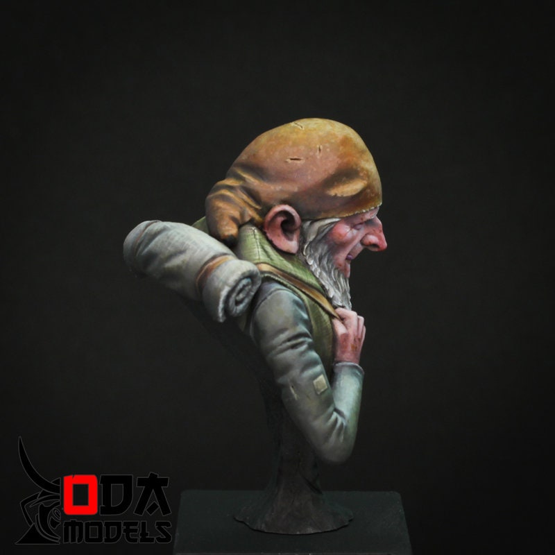 Fantasy Bust for Painting, Resin Bust, Fantasy Modeling, Fog the ...