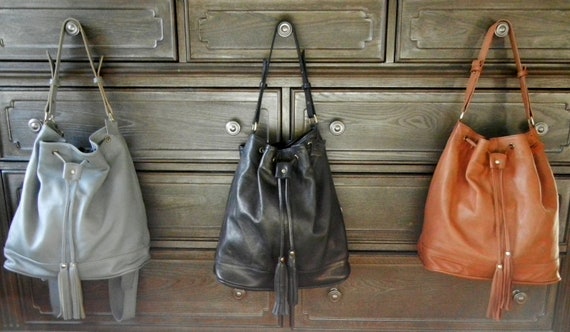 CLEARANCE: Convertible Leather Backpack Tote 3 Colors | Etsy