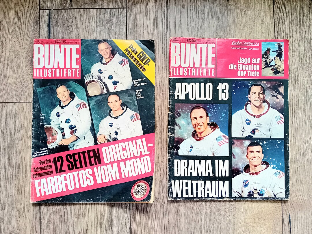 Vintage Magazines Moon Landing 60s Magazine Moon Landing - Etsy