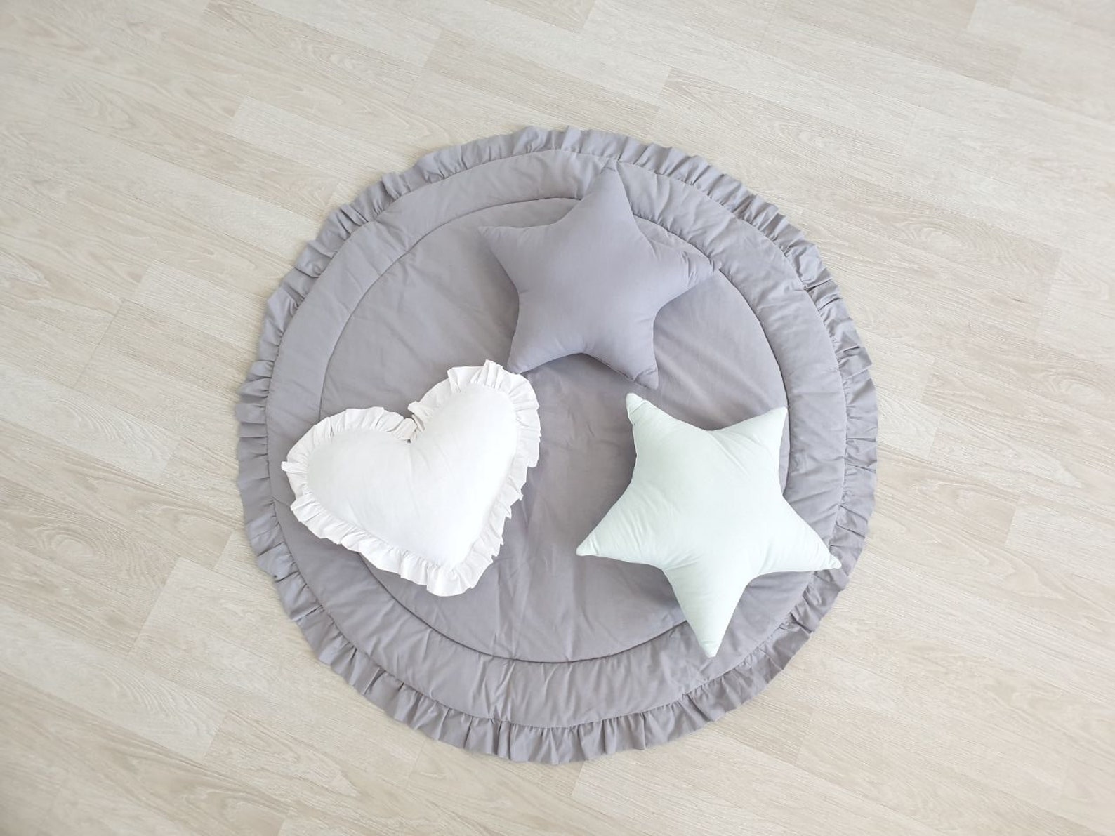 Baby Play Rug Baby Play Mat Baby Ruffle Mat Kids Mustard | Etsy