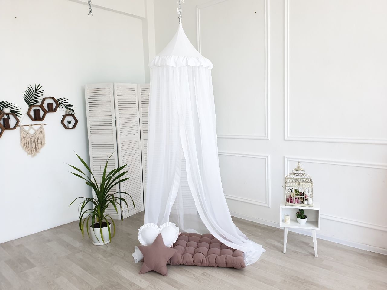 Chiffon Canopy Nursery Canopy White Color Canopy Canopy | Etsy