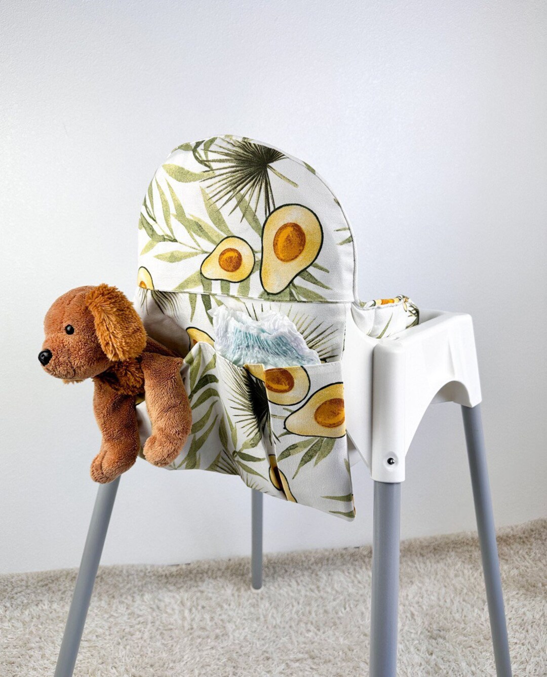 IKEA ANTILOP WIPEABLE Cushion for Highchair, Cotton Insert for Ikea ...