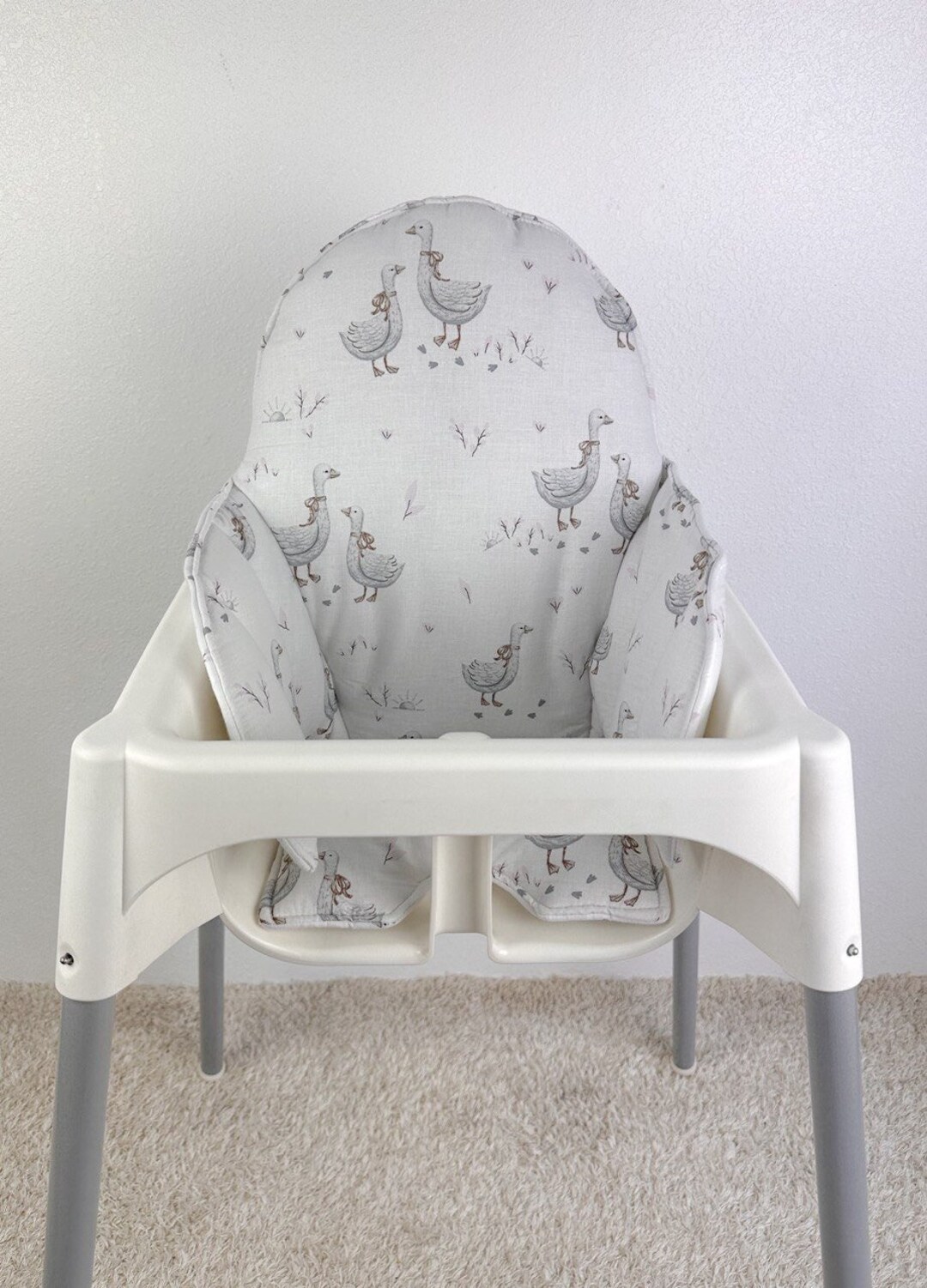 IKEA ANTILOP Cushion Duck Print Ikea Antilop Highchair Cotton Insert ...