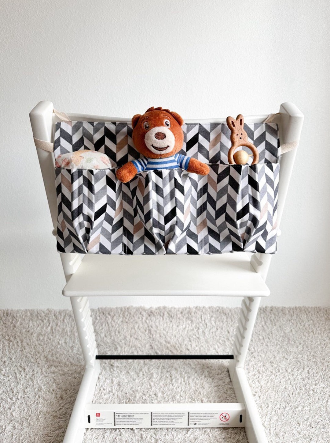 Storage Pocket Compatible With Stokke Tripp Trapp High Chair, Cushion ...
