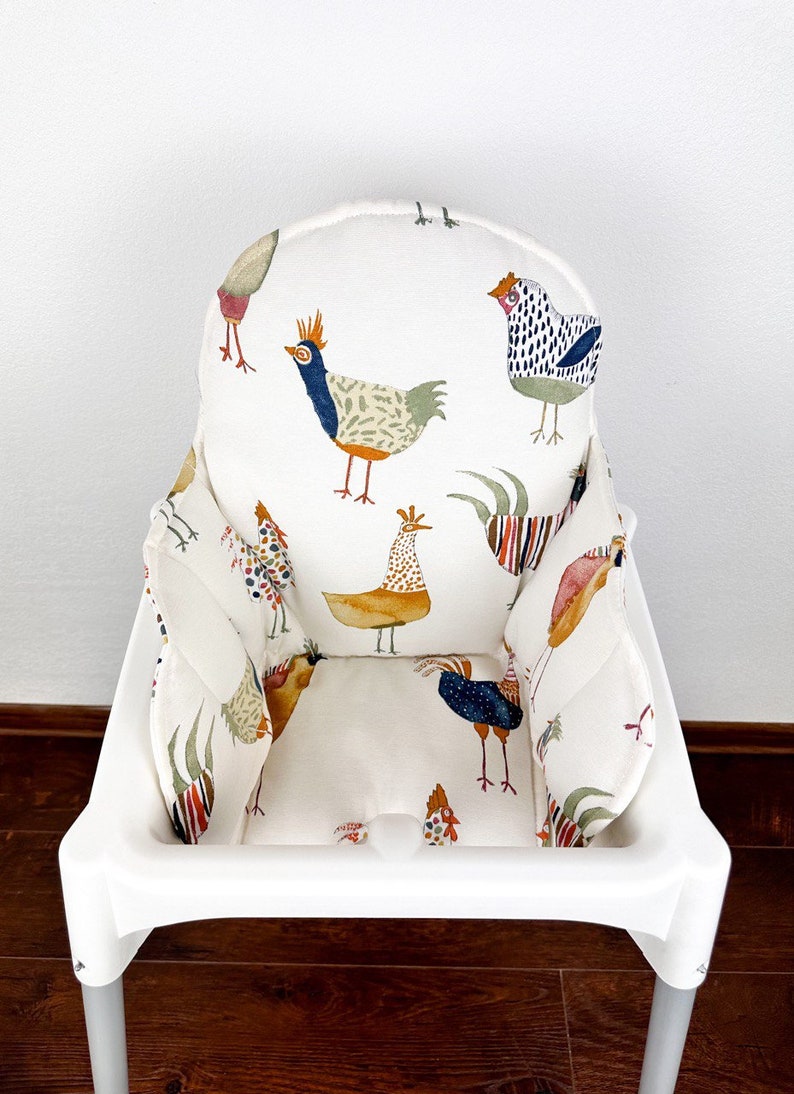Universal High Chair Accessories | Washable Cushion, Storage Pocket ...