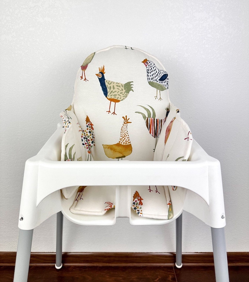 Universal High Chair Accessories | Washable Cushion, Storage Pocket ...