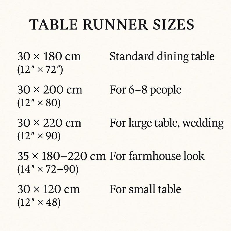 Beige Gingham Table Runner | Short Checkered Table Runner | Farmhouse ...