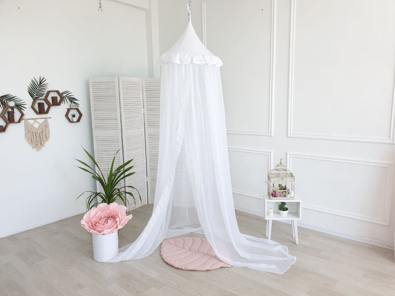 Chiffon Canopy Nursery Canopy White Color Canopy Canopy | Etsy