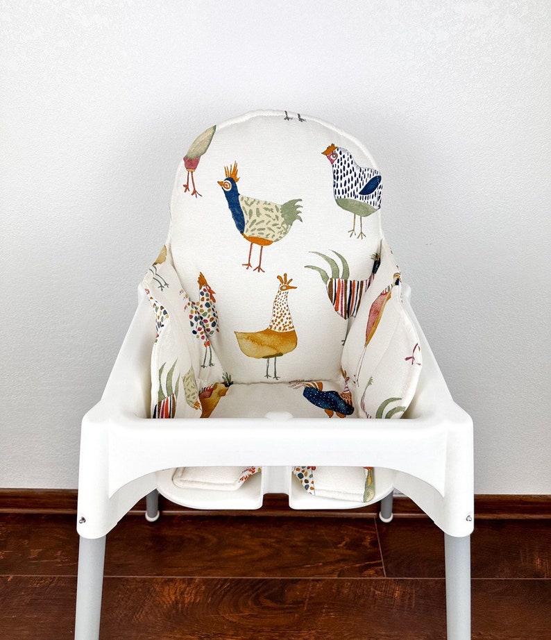 Universal High Chair Accessories | Washable Cushion, Storage Pocket ...