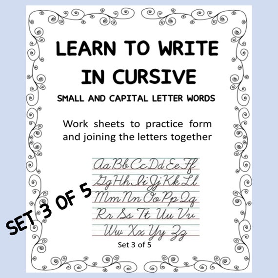 Capital S In Cursive Writing