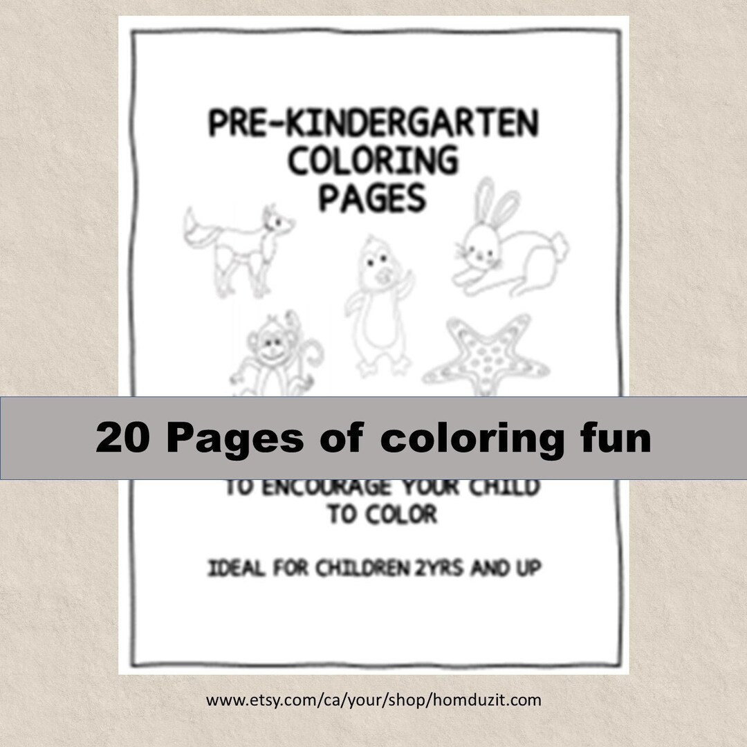 Pre-kindergarten, Kindergarten Coloring Pages, 20 Pictures, Simple, Fun ...