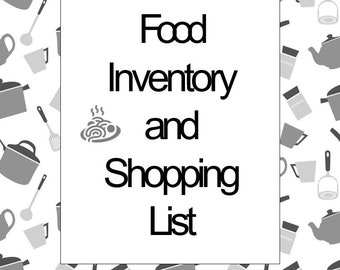 Pantry Inventory Printable PDF Pantry Organizer (Instant Download) - Etsy