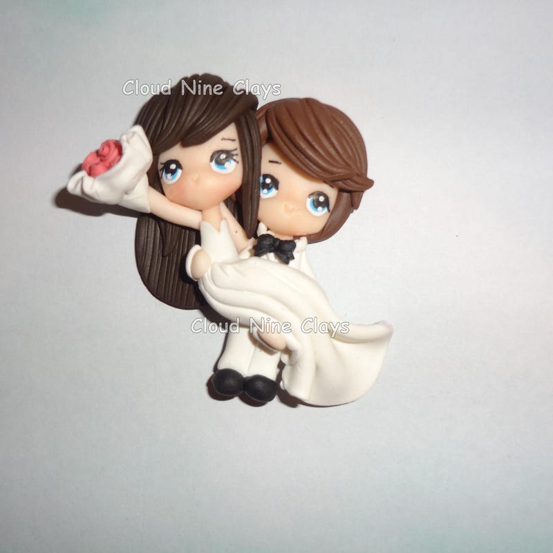 Clay Bride and Groom - Etsy
