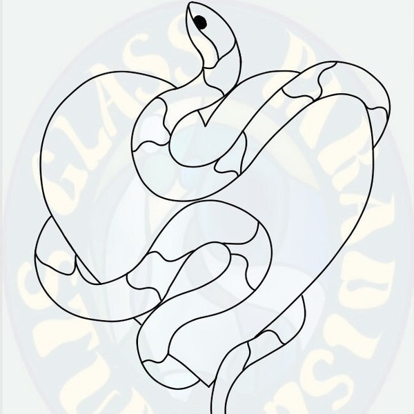 Snake Glass Pattern - Etsy