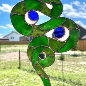 Lunar Snake Stained Glass Pattern Digital File PDF & PNG - Etsy