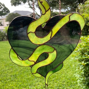 Snake Lover Pattern PDF & PNG Digital File for Stained Glass | Snake ...