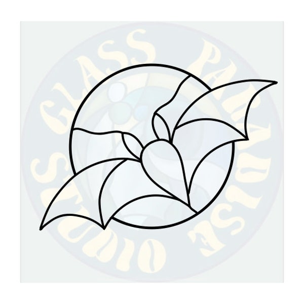 Bat Stained Glass - Etsy