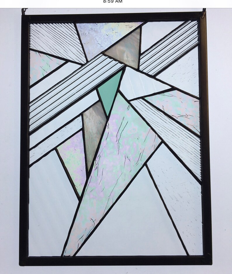 Geometric Stained Glass Pattern PDF Digital File - Etsy