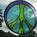 Peace Sign Stained Glass Pattern PDF Digital File - Etsy
