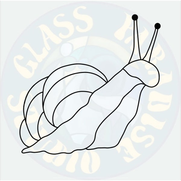Stained Glass Snail Pattern - Etsy
