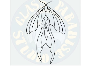 Luna Moth Stained Glass Pattern - Etsy