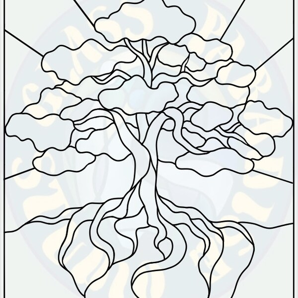 Stained Glass Tree - Etsy
