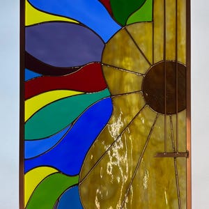 Guitar 2 Stained Glass Pattern PDF, PNG Digital File - Etsy