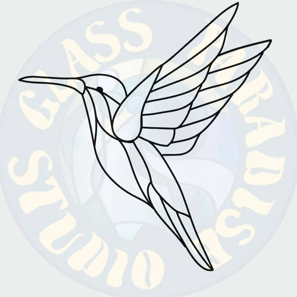 Hummingbird Stained Glass Pattern - Etsy