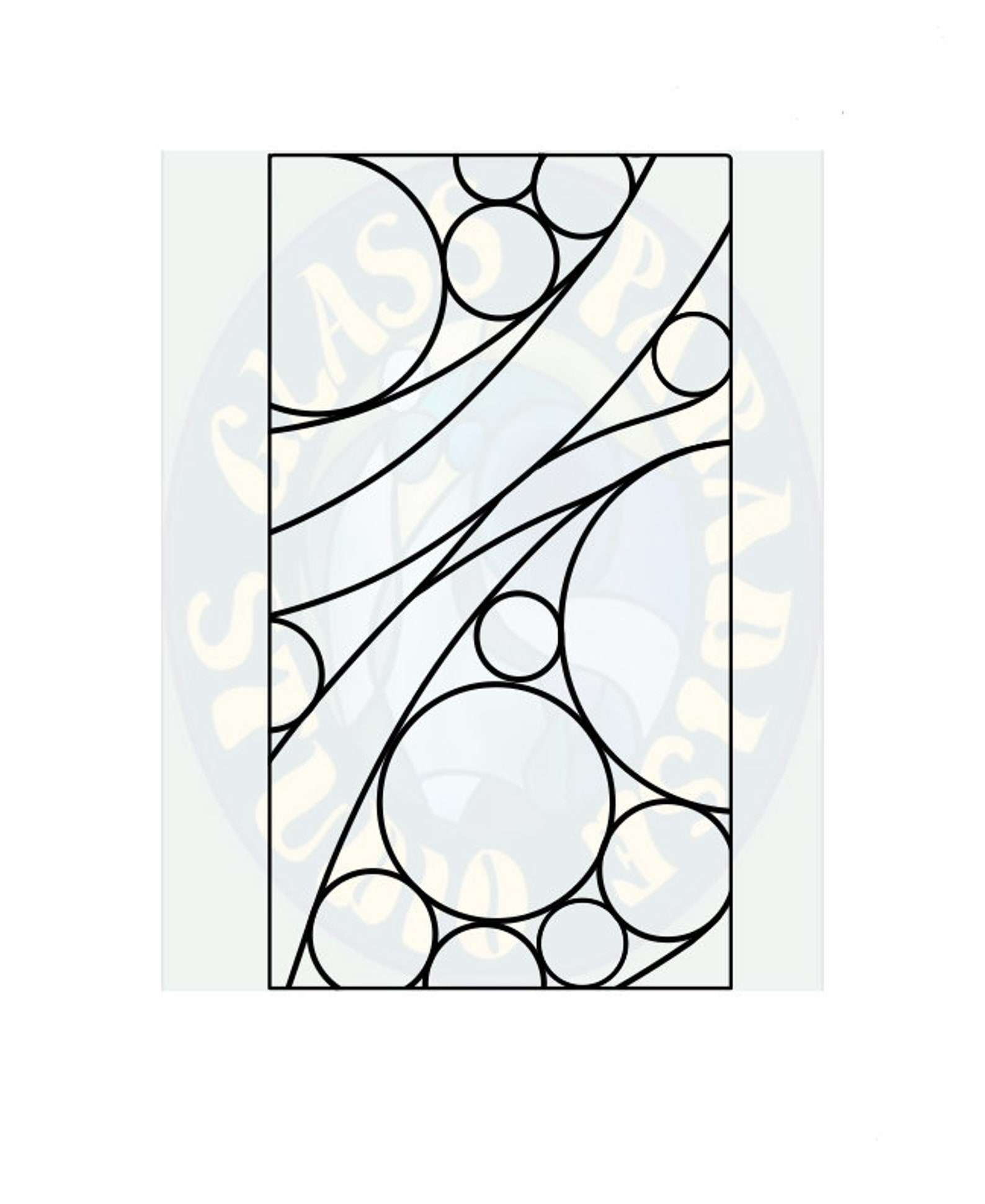 2 Versions Suds Stained Glass Pattern PDF Digital File/easier Pattern ...