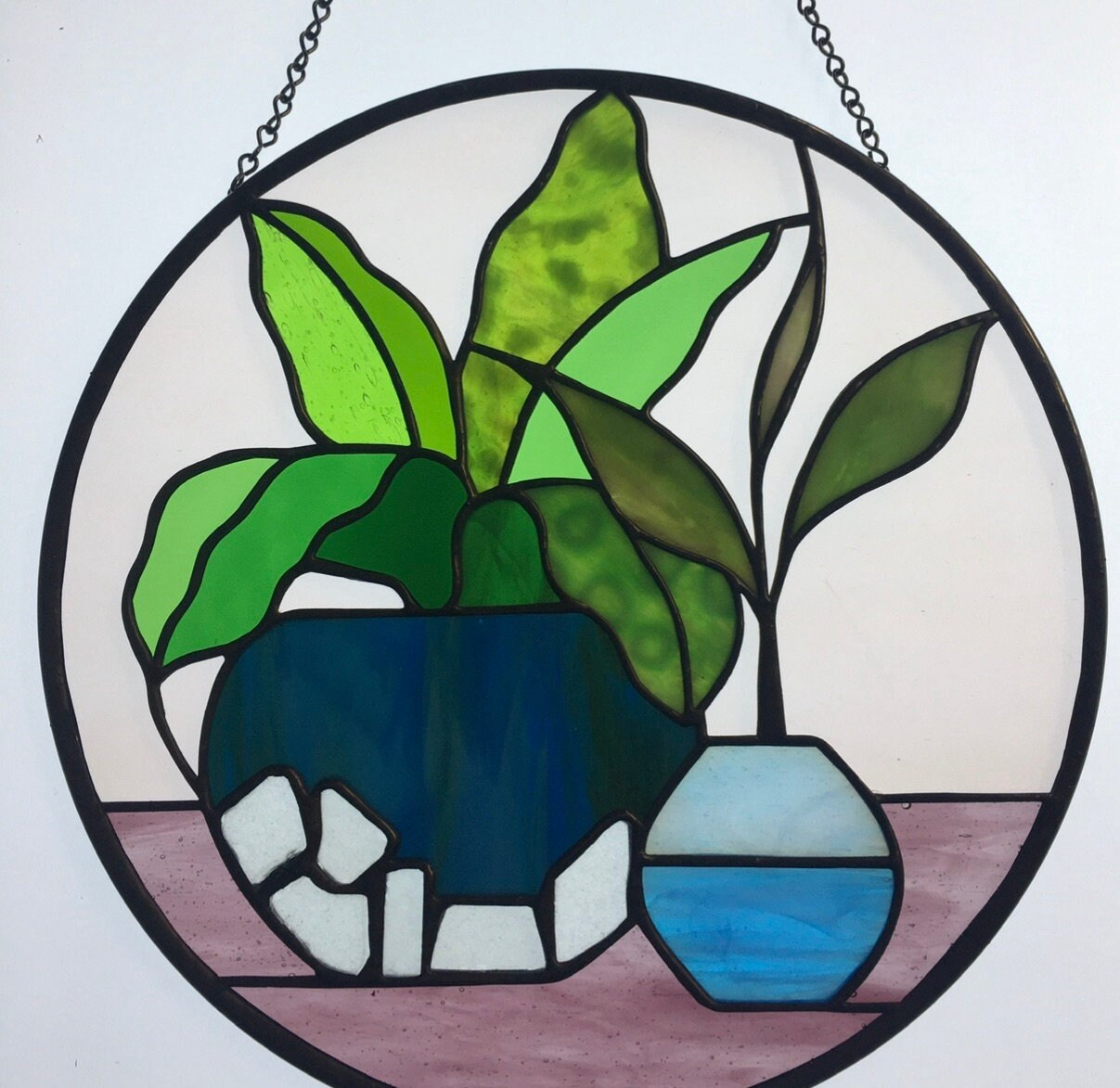 Plants in a Window Stained Glass Pattern PDF PNG Digital File - Etsy