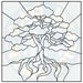 Tree II Stained Glass Pattern PDF, PNG Digital File - Etsy
