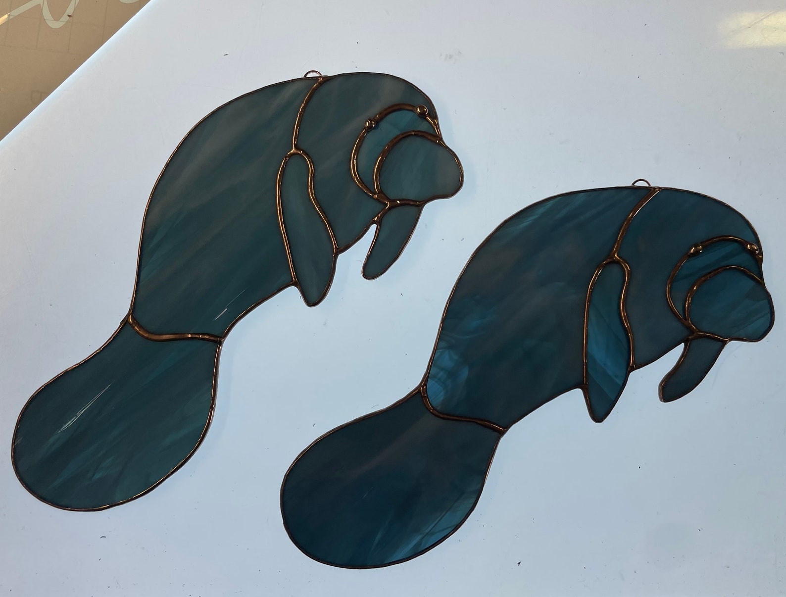 Manatee Pattern Stained Glass Digital File - Etsy