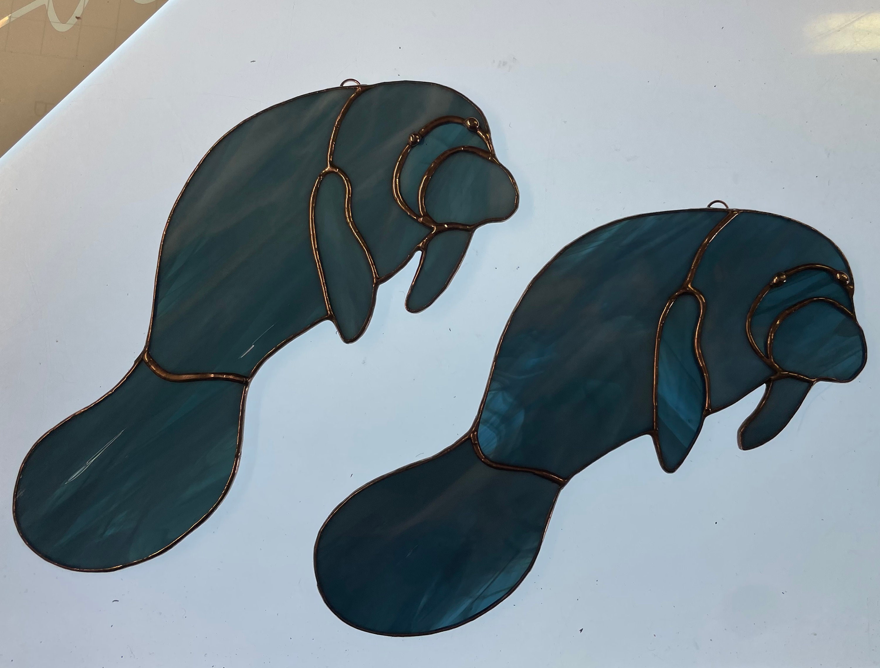 Manatee Pattern Stained Glass Digital File - Etsy