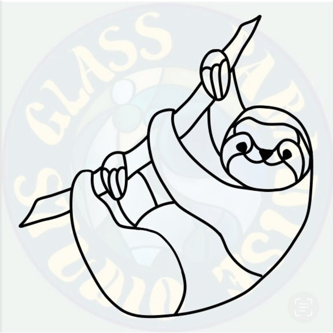 Sloth Pattern Digital File PDF - Etsy