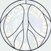 Peace Sign Stained Glass Pattern PDF Digital File - Etsy