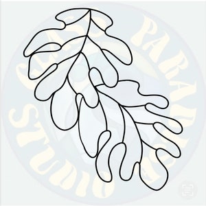 2 Pack Leaf Collection- Stained Glass Pattern PDF Digital File - Etsy